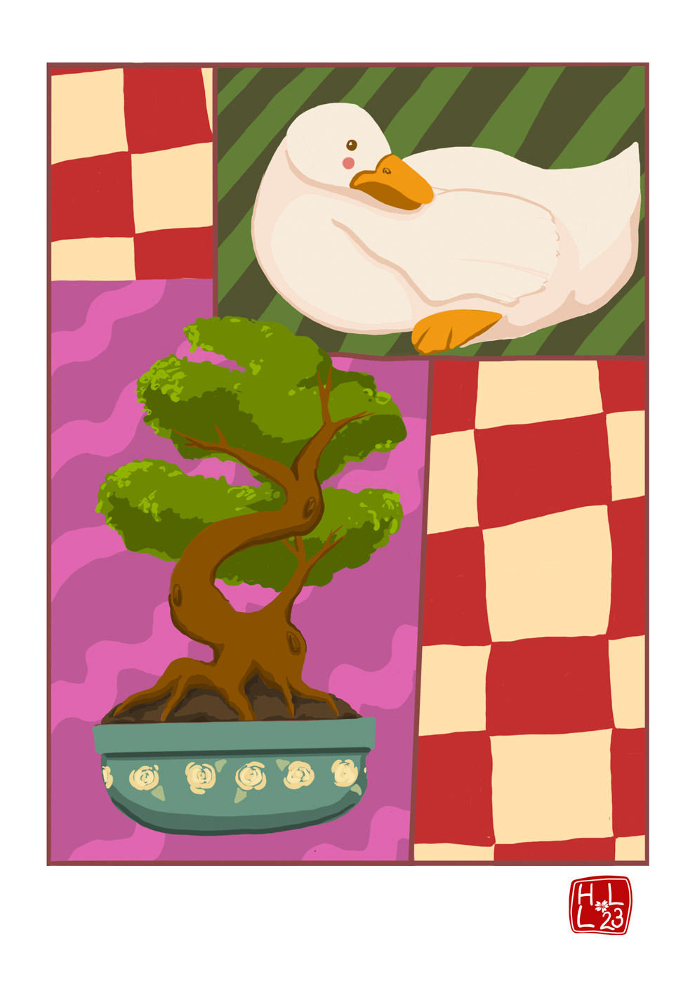 Blomstervaser • Poster by Helena Lin • Purpleposter.com