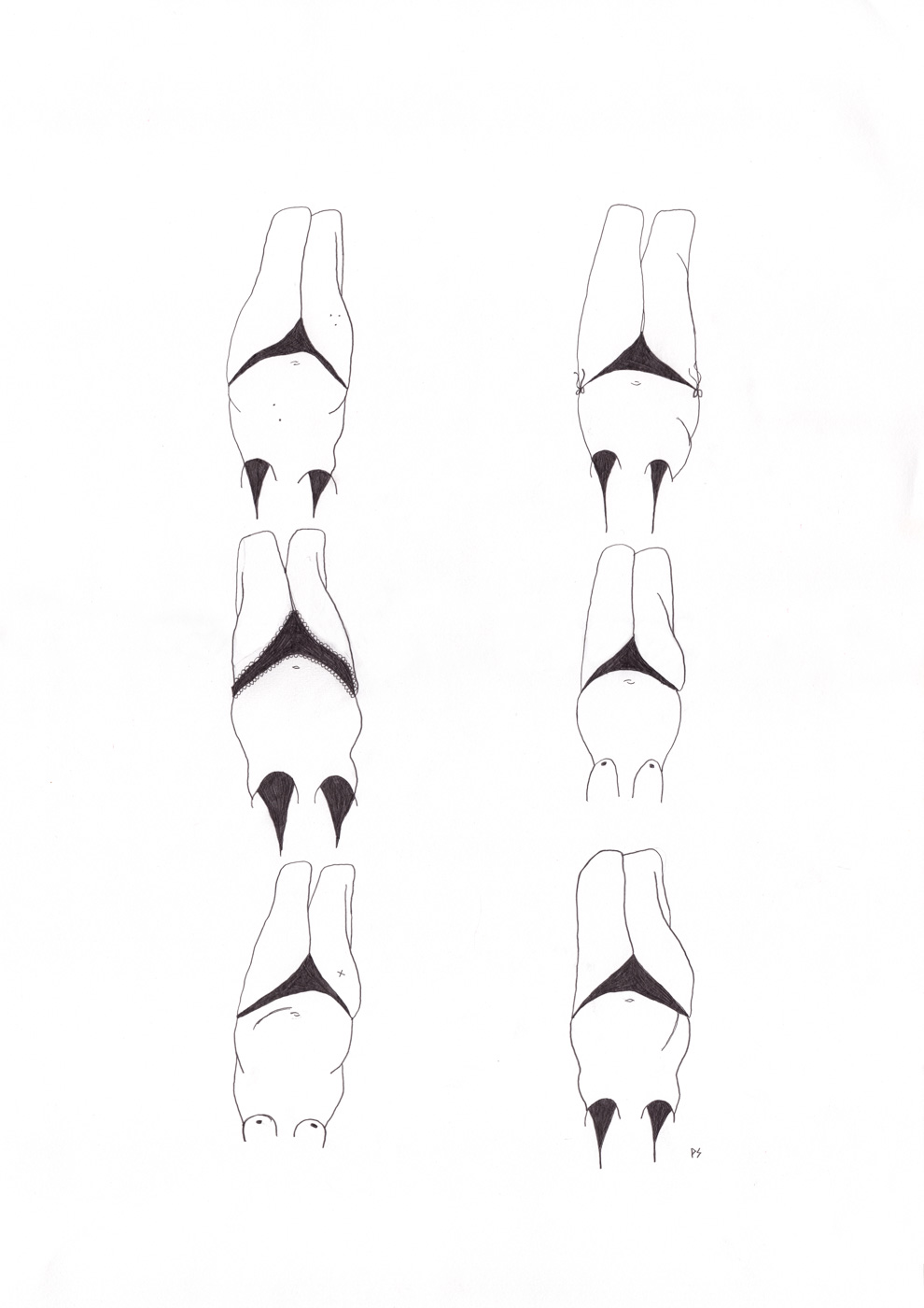 Thighs • Poster by Petra Sparrebro WEAREART.studio • Purpleposter.com